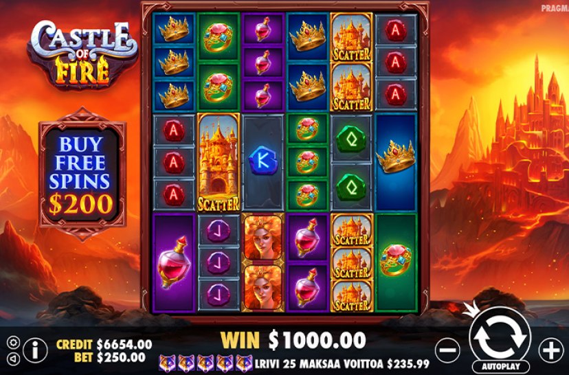 Castle of Fire Las mejores tragaperras y video slots en OneCasino